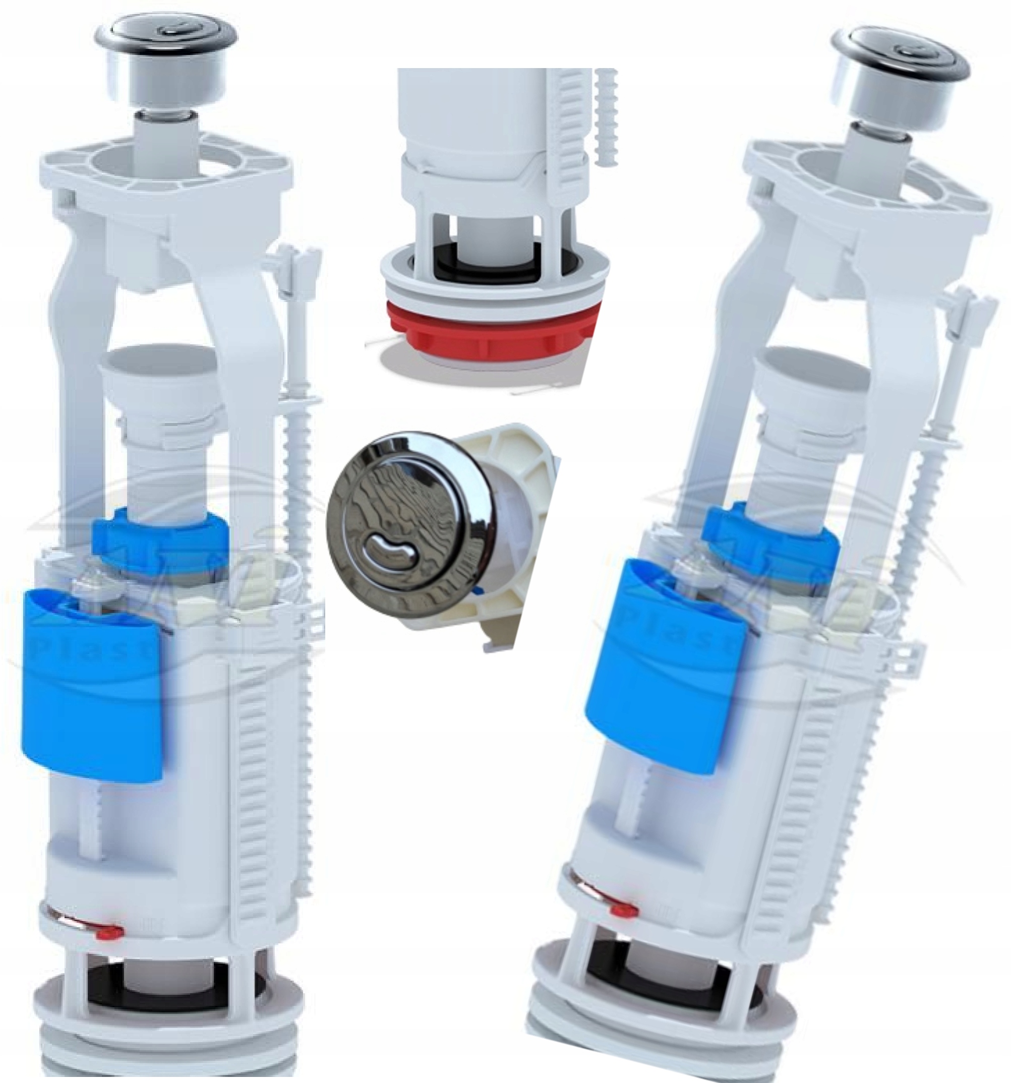 ZAWÓR SPUSTOWY REGULOWANY 3/6 L KOŁO CERSANIT ROCA 12759069812 - Allegro.pl