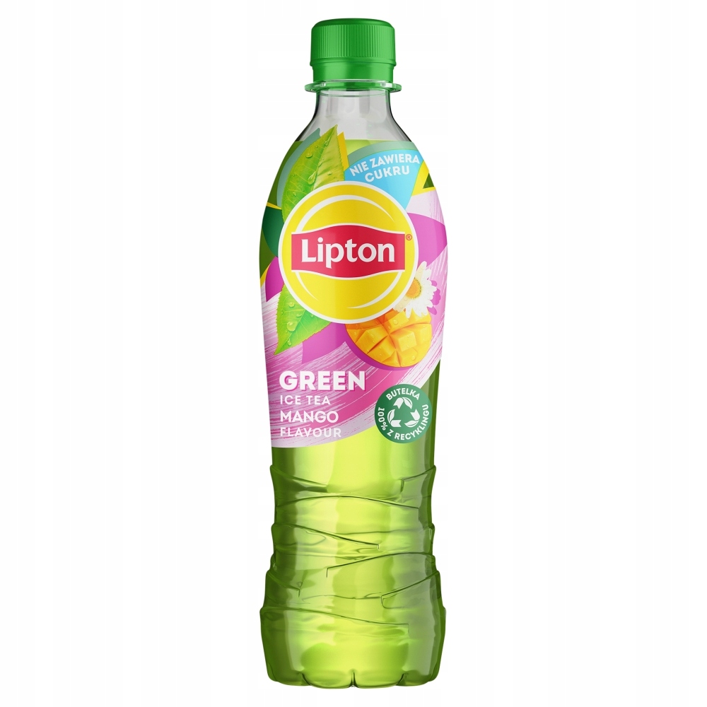 Napój herbaciany Lipton Ice Tea Green Mango Zero cukru 500ml 0,5l ...