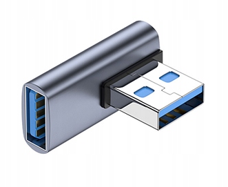 Adapter/przejściówka kątowa USB-A do USB-A - Sklep, Opinie, Cena w Allegro