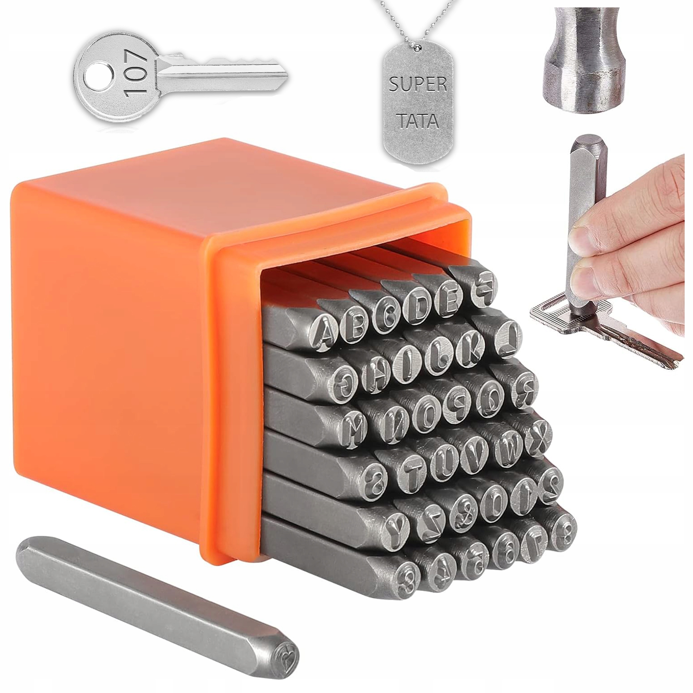 Metal List Number Stemple - Niska cena na Allegro