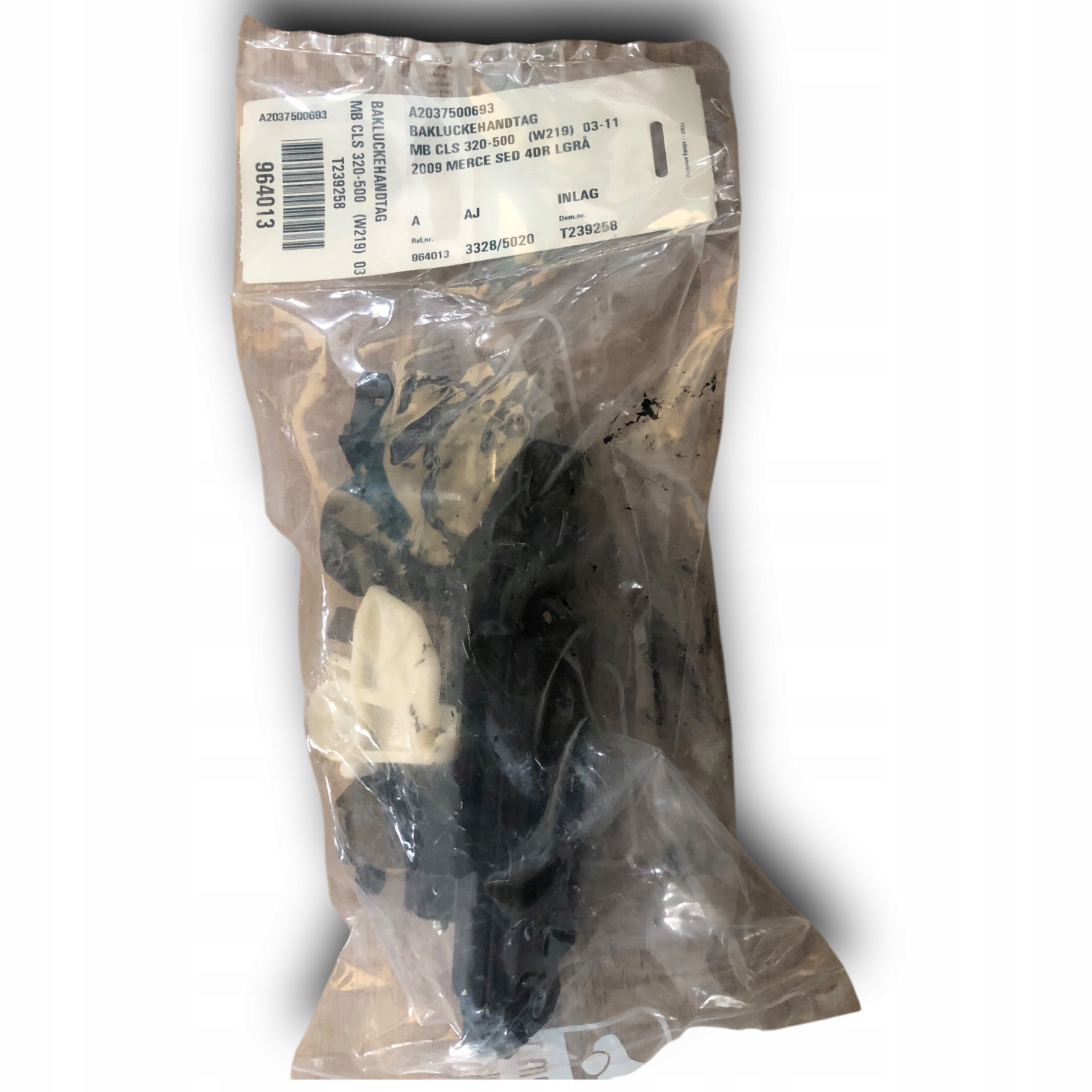 MERCEDES BENZ W219 KLAMKA KLAPY BAGAŻNIKA A2037500693 za z Skwierzyna ...