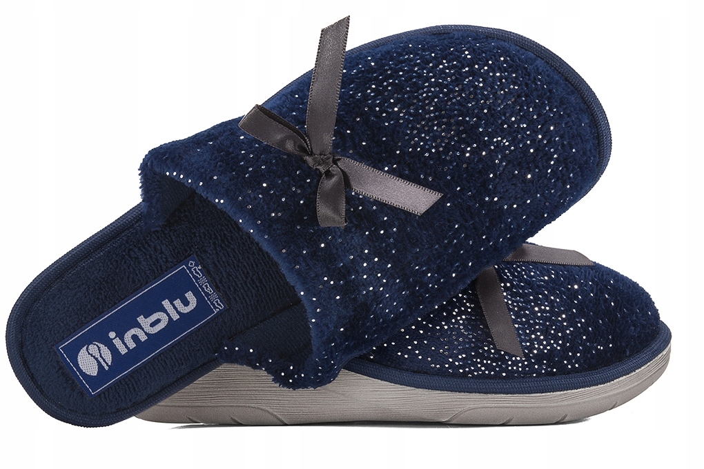 Domáca obuv Inblu DC 21 tmavomodré papuče R40 - Allegro