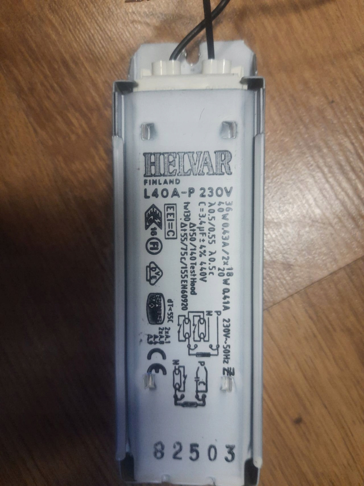 Statecznik ^ zapłonnik HELVAR L40 A-P (s.w.) - Sklep, Opinie, Cena w ...