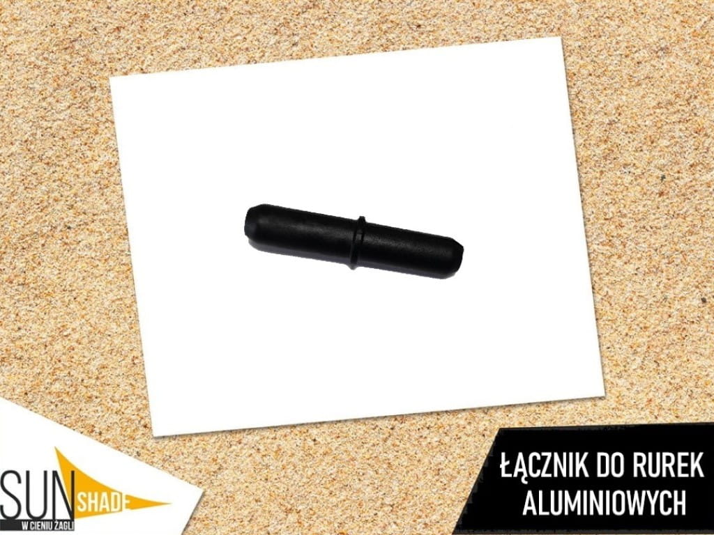 ŁĄCZNIK DO RUREK ALUMINIOWYCH FI 10 MM PLASTIKOWY CZARNY (5904533548488 ...