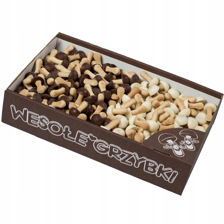 Herbatnik Wesołe Grzybki Mix Czekoladowe-Białe 1kg (4779036940203 ...