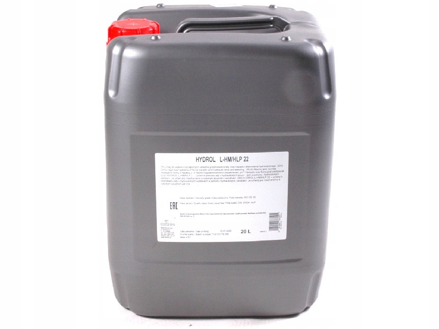 Orlen Hydrol L-HM/HLP 22 20L Olej hydrauliczny TIR 117696 za 299,90 zł ... Orlen Hydrol L-HM/HLP 22 20L Olej hydrauliczny TIR 117696 za 299,90 zł ...