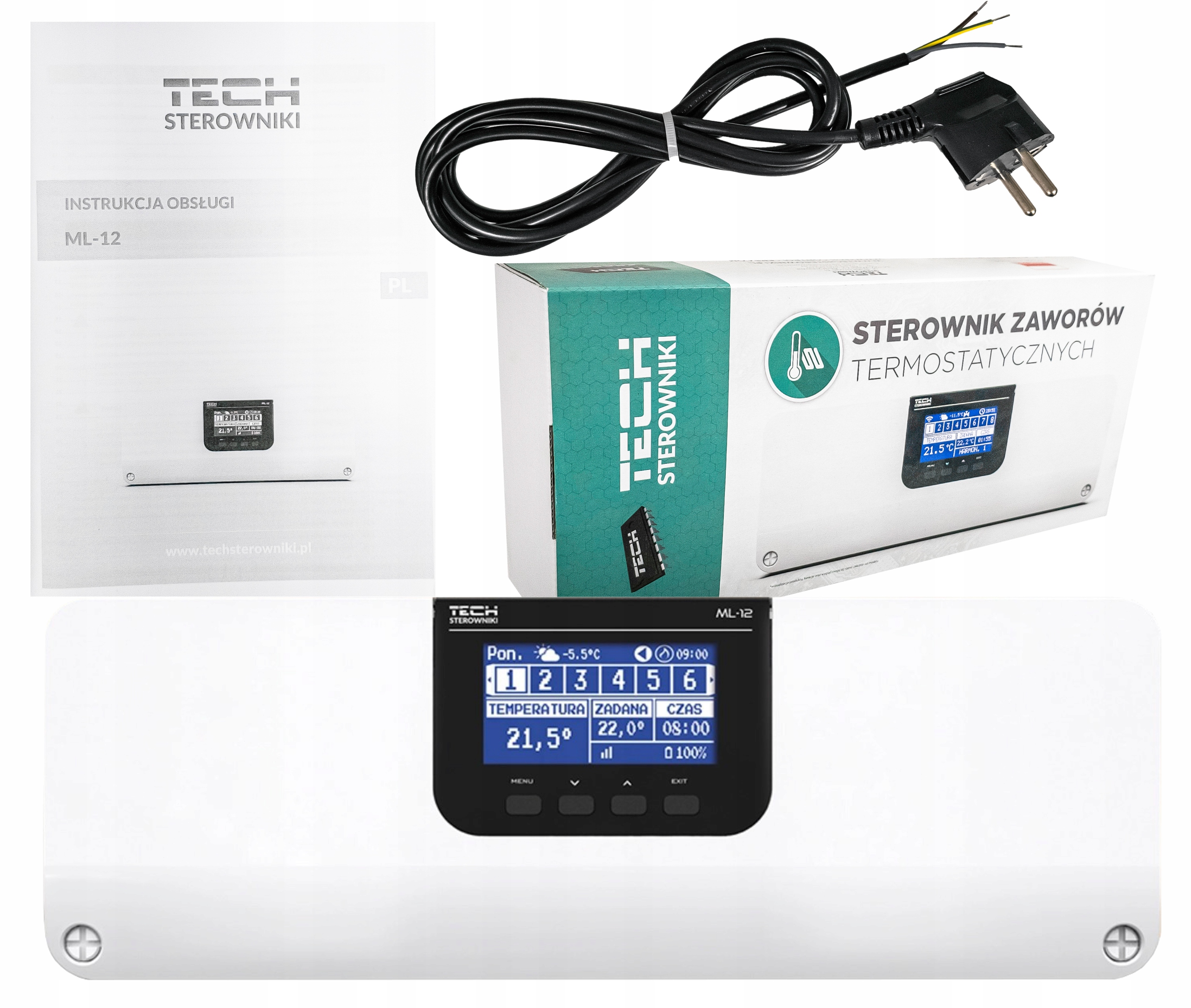STEROWNIK SIŁOWNIKÓW TERMOSTATYCZNYCH ML-12 TECH (WG.20.0153) • Cena ... STEROWNIK SIŁOWNIKÓW TERMOSTATYCZNYCH ML-12 TECH (WG.20.0153) • Cena ...