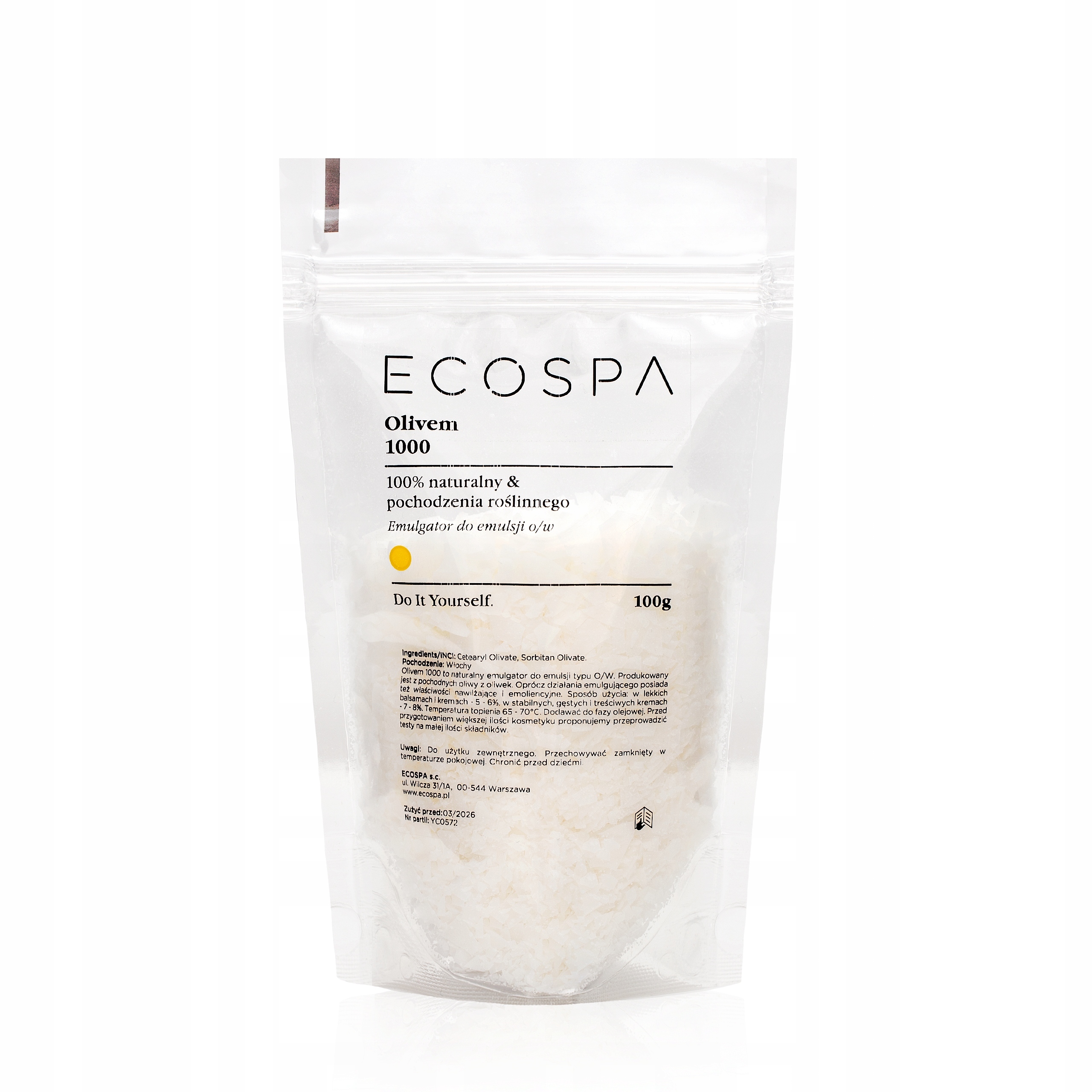 Olivem 1000 Emulgator 100 g • Cena, Opinie - Allegro