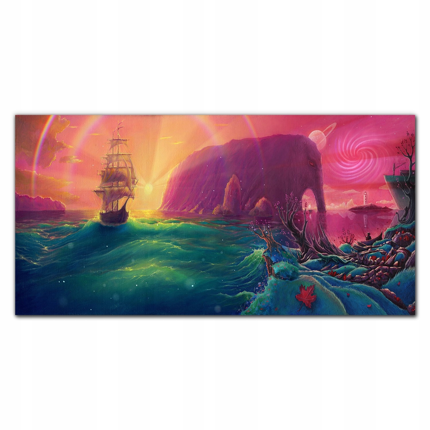 Obraz z nadrukiem szklany Ocean statek 120x60 cm • Cena, Opinie ...