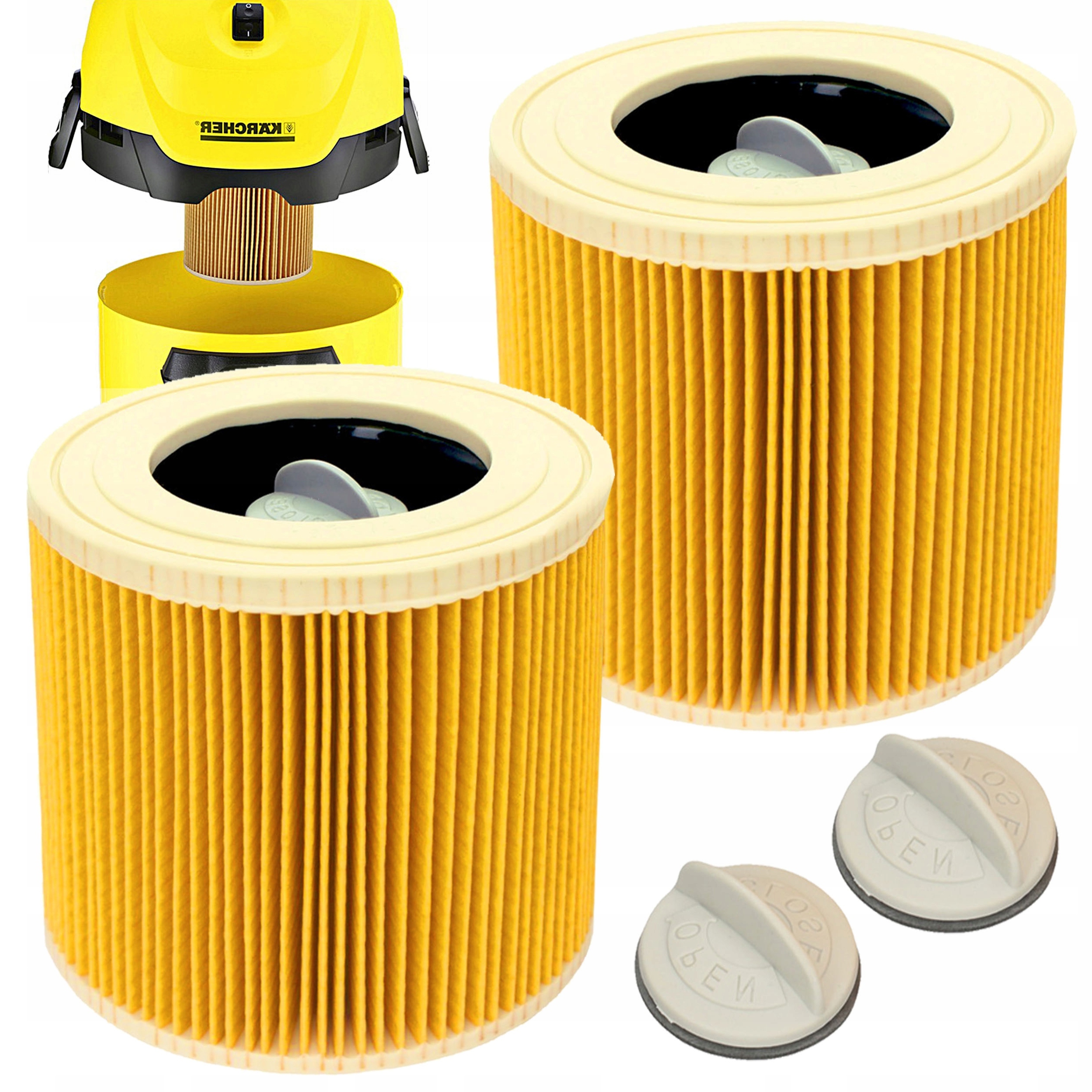 2x SZŰRŐ KARCHER KWD 1, KWD 2, KWD 3 PORSZÍVÓHOZ za 3030.00HUF-ért ...