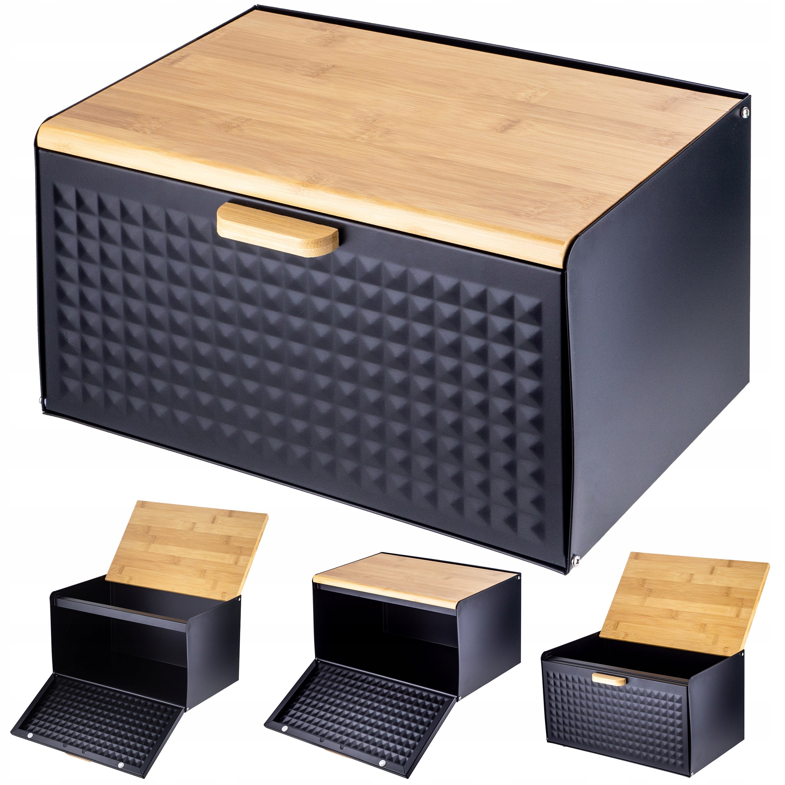 CHLEBAK DWUSTRONNIE OTWIERANY POJEMNIK NA CHLEB 74 (5902666614254 ...