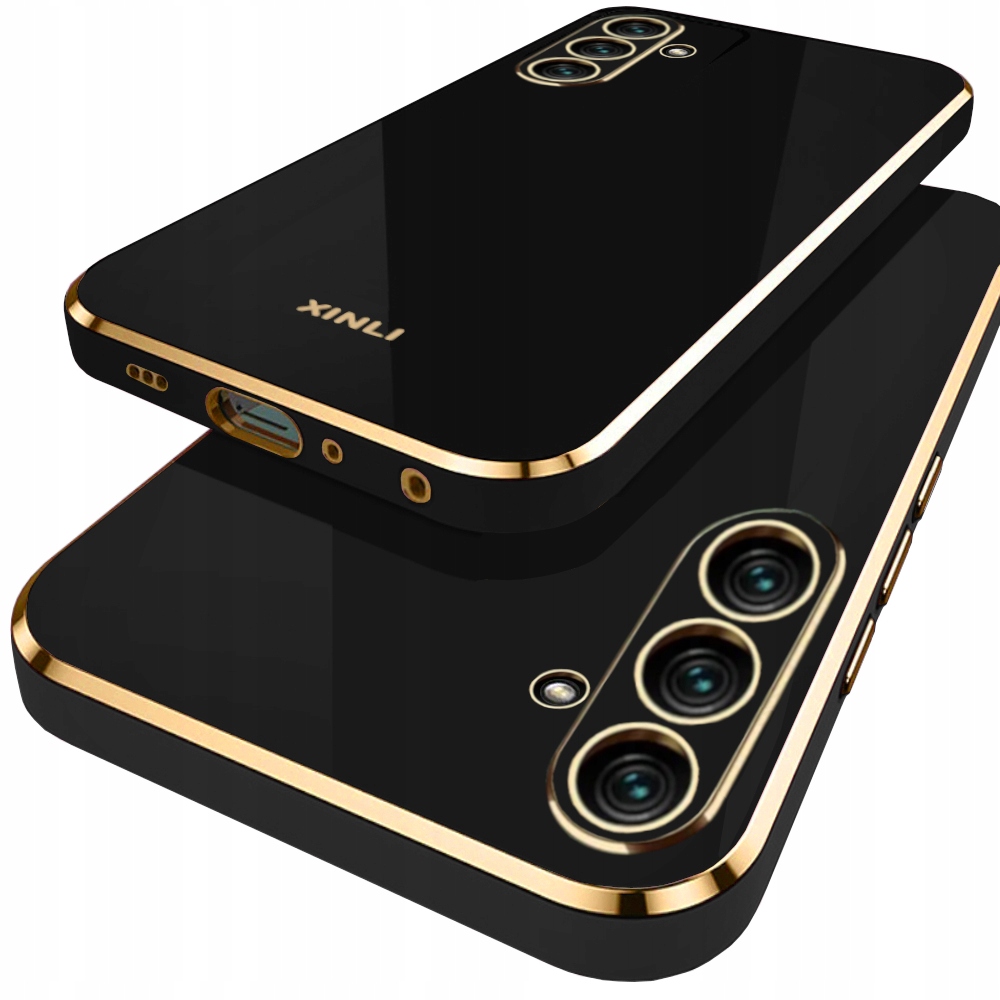 ETUI GLAMOUR GOLD CASE ELEGANCKIE DO SAMSUNG GALAXY A54 5G + SZKŁO 9H ...