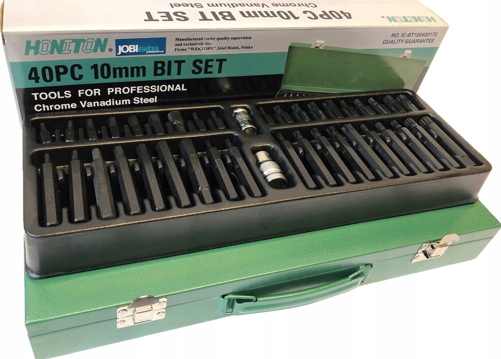 Sada bitov BITY TORX imbus HEX XZN SPLINE 40ks HONITON KUFOR H4013 za 43,75 € - Allegro