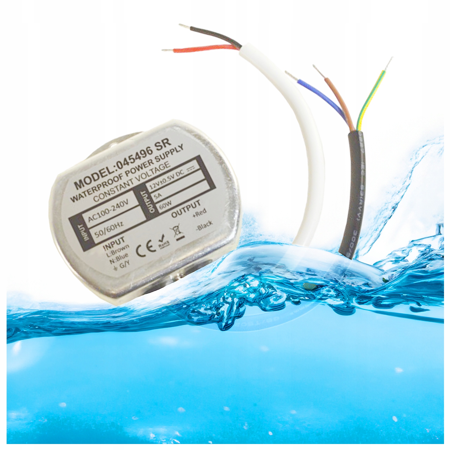 ZASILACZ LED 12V 60W IP67 WODOODPORNY do puszki (5902808809005) • Cena, Opinie • Akcesoria ...