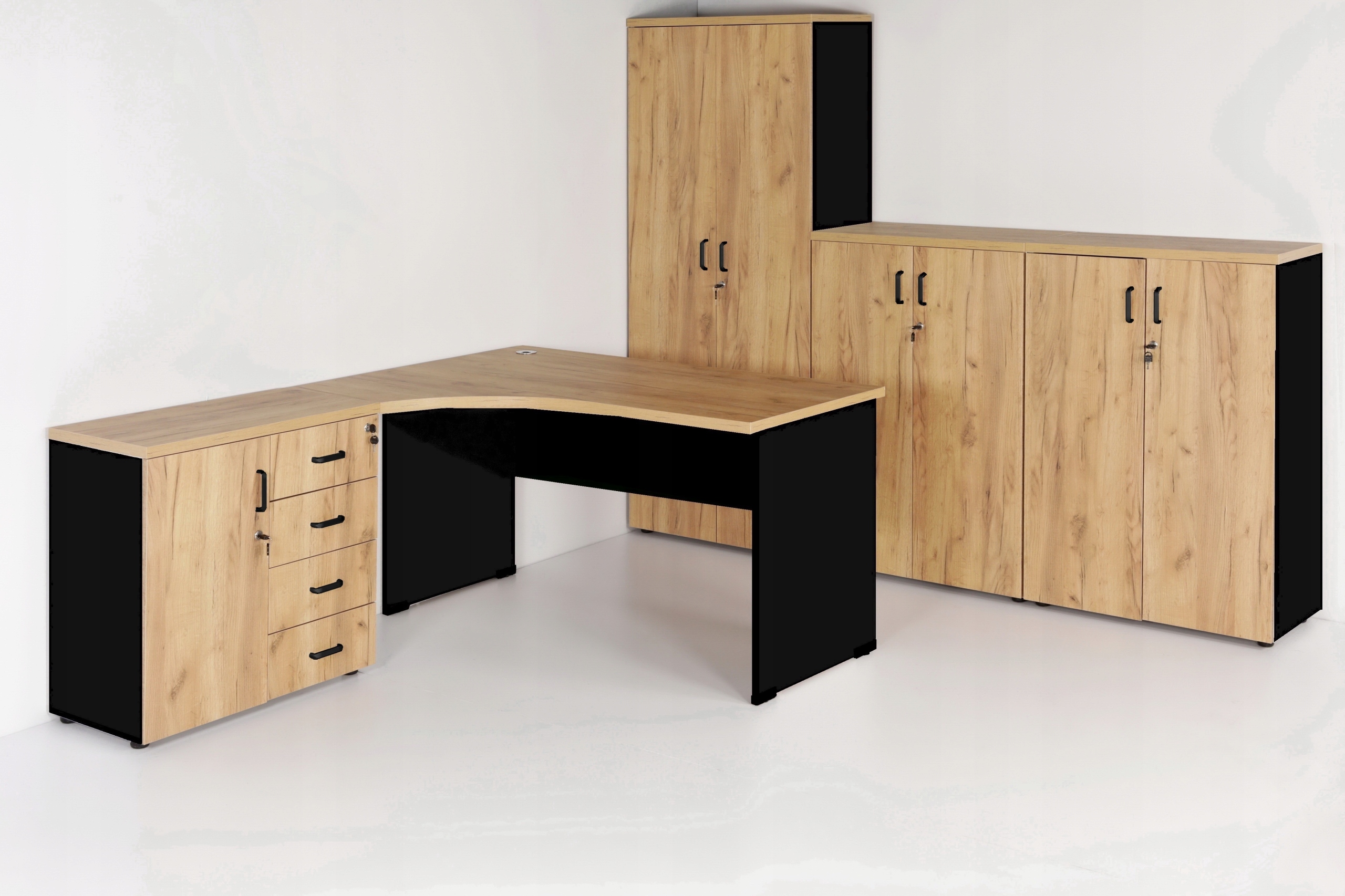 Meble biurowe biurko,kontener,regały (Z-75) • Cena, Opinie • Zestawy mebli 13945921547 • Allegro