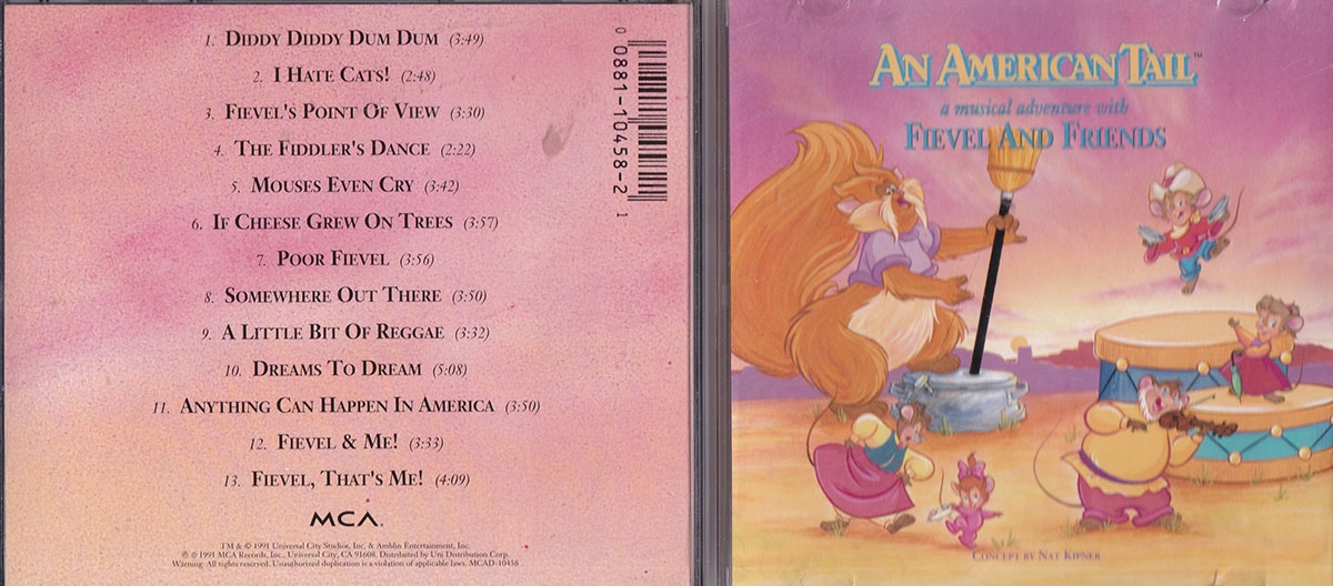 AN AMERICAN TAIL - FIEVEL AND FRIENDS - WYD. USA 13074430257 - Sklepy ...