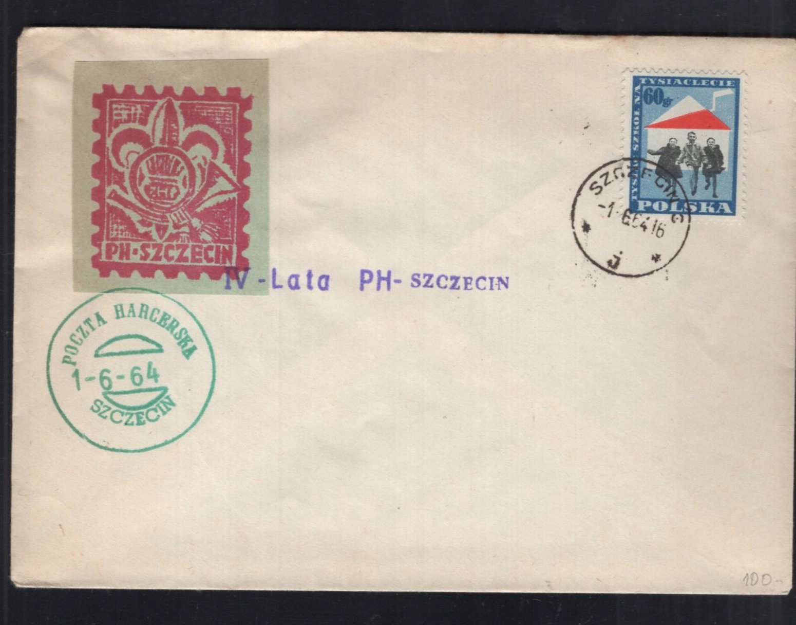 POCZTA HARCERSKA- SZCZECIN, 1964 ROK • Cena, Opinie - Allegro
