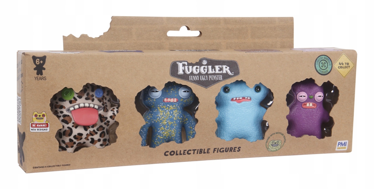 FUGGLER LIMITED EDITION 1.5 COLLECTIBLE FIGURES - 4 PACK VER. A • Cena ...
