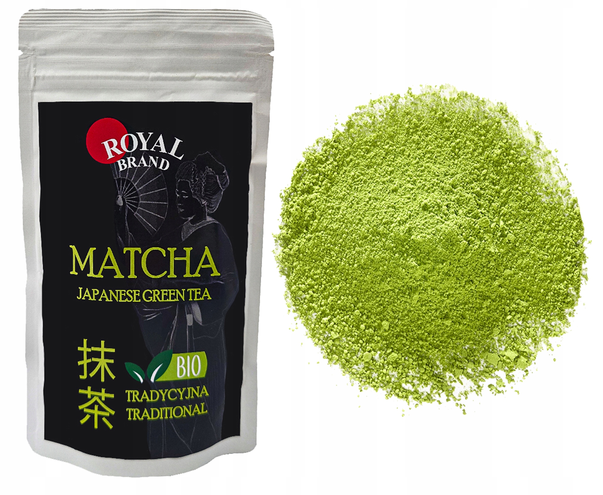 Herbata matcha Royal Brand japońska bio 100 g (5907431796869) • Cena ...