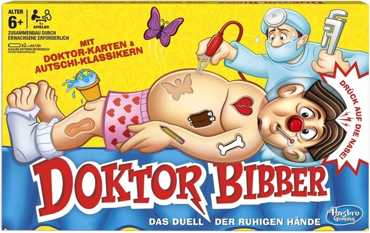 Operacja gra zręcznościowa Doktor Bibber Hasbro • Opinie - Allegro