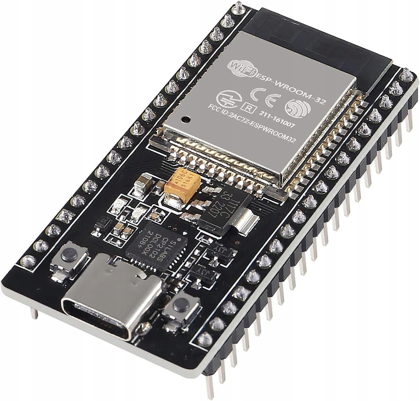 Moduł Sterownik ESP32 ESP-WROOM CH340 WiFi Bluetooth 4.2 USB TYP C - Sklep, Opinie, Cena w ...