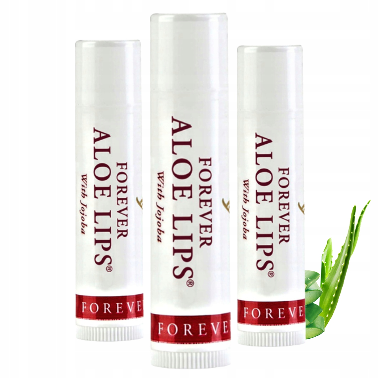 Forever Aloe Lips pomadka do ust ALOES i JOJOBA x3 14403510210 - Allegro.pl