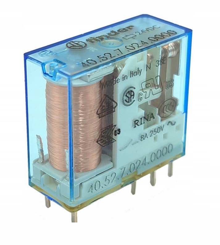 Przekaźnik Finder 40.52.7.024.0000 24VDC - Sklep, Opinie, Cena w Allegro