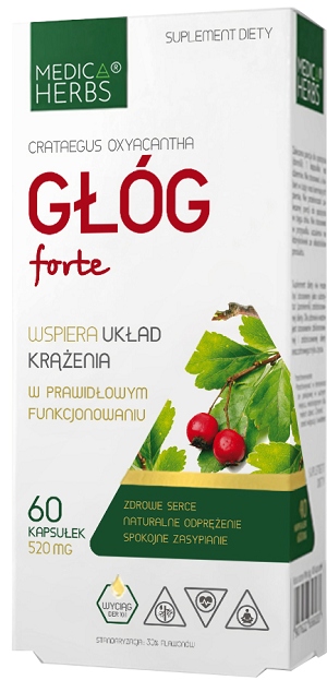 GŁÓG FORTE KRĄŻENIE ZDROWE SERCE I SEN (5903968202309) • Cena, Opinie ...