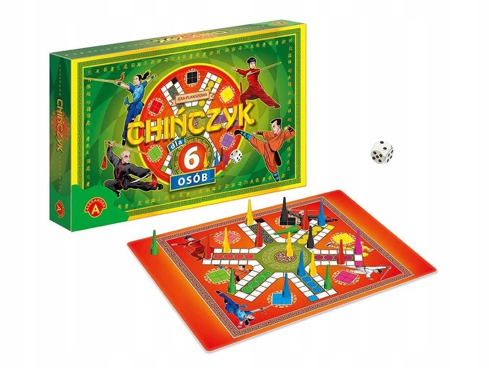 Chińczyk Gra Planszowa dla 6 Osób - Niska cena na Allegro