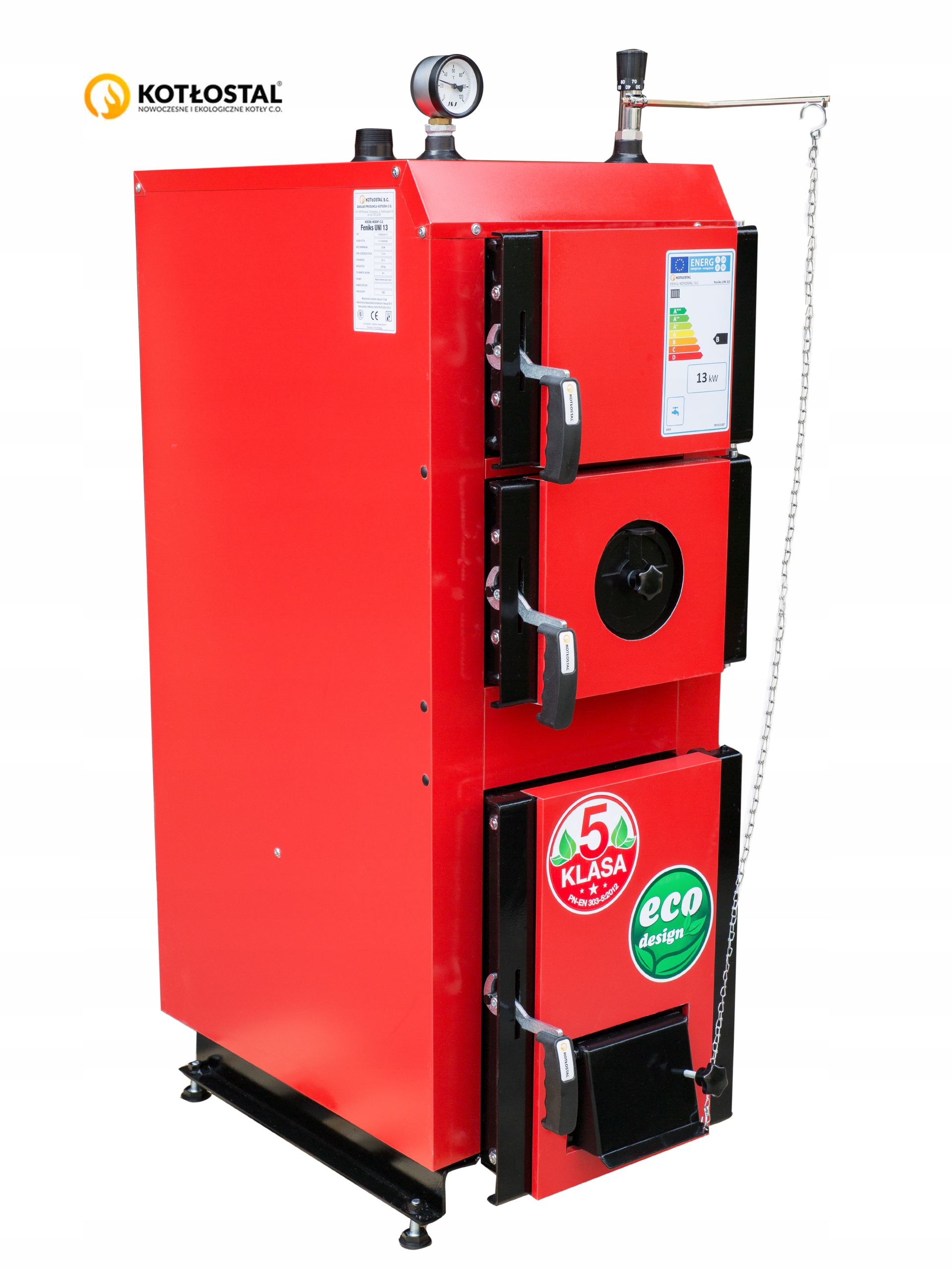 KOTŁY PIEC CO DREWNO WĘGIEL 13 KW KOCIOŁ 5 KLASY (5905523480016) • Cena, Opinie • Kotły i piece ...
