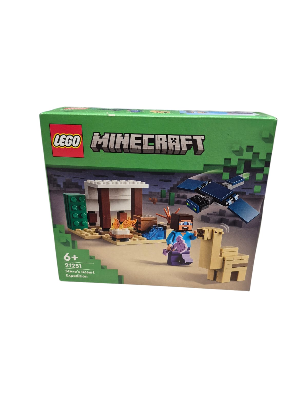 LEGO Minecraft 21251 Steve i wyprawa na pustynię (5702017583273) • Cena ...