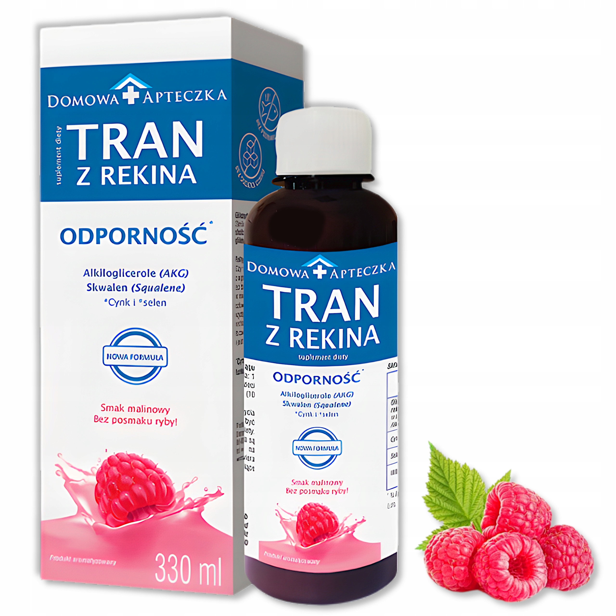 TRAN Z REKINA SMAK MALINOWY 330 ML (5905279654389) • Cena, Opinie ...