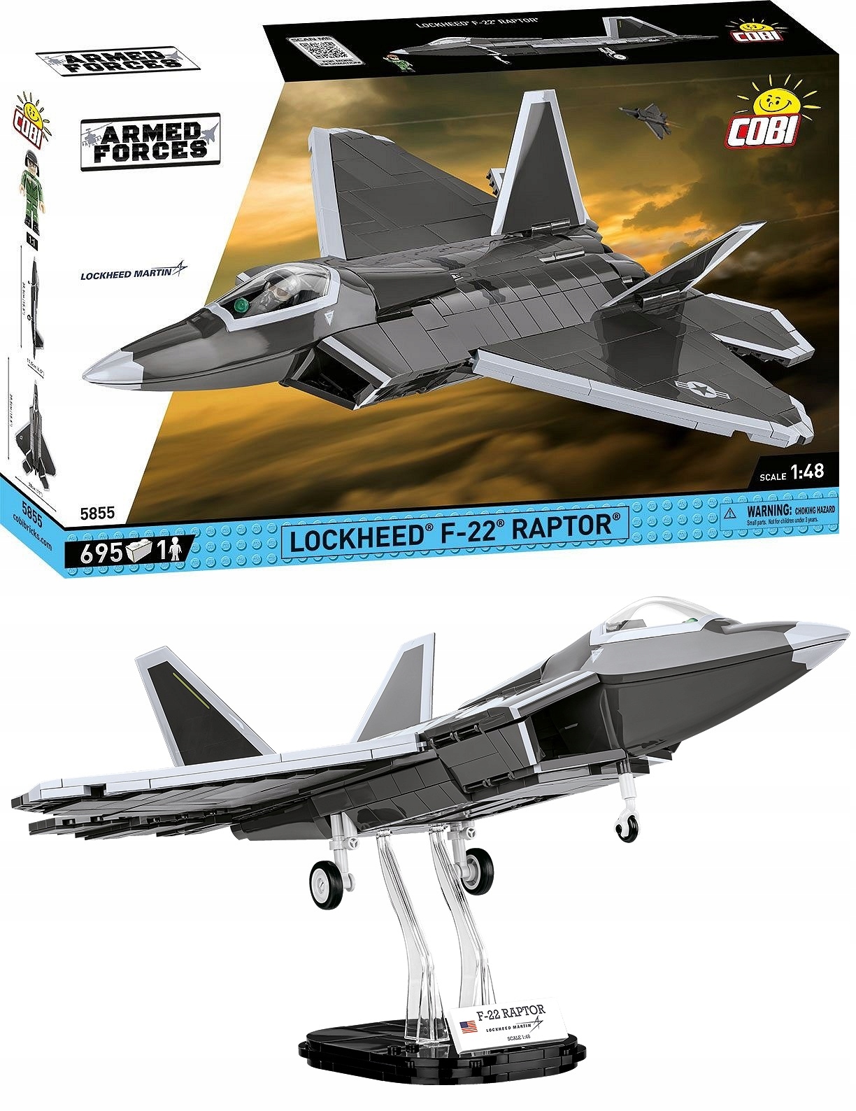 F22 Raptor Cobi - Niska cena na Allegro