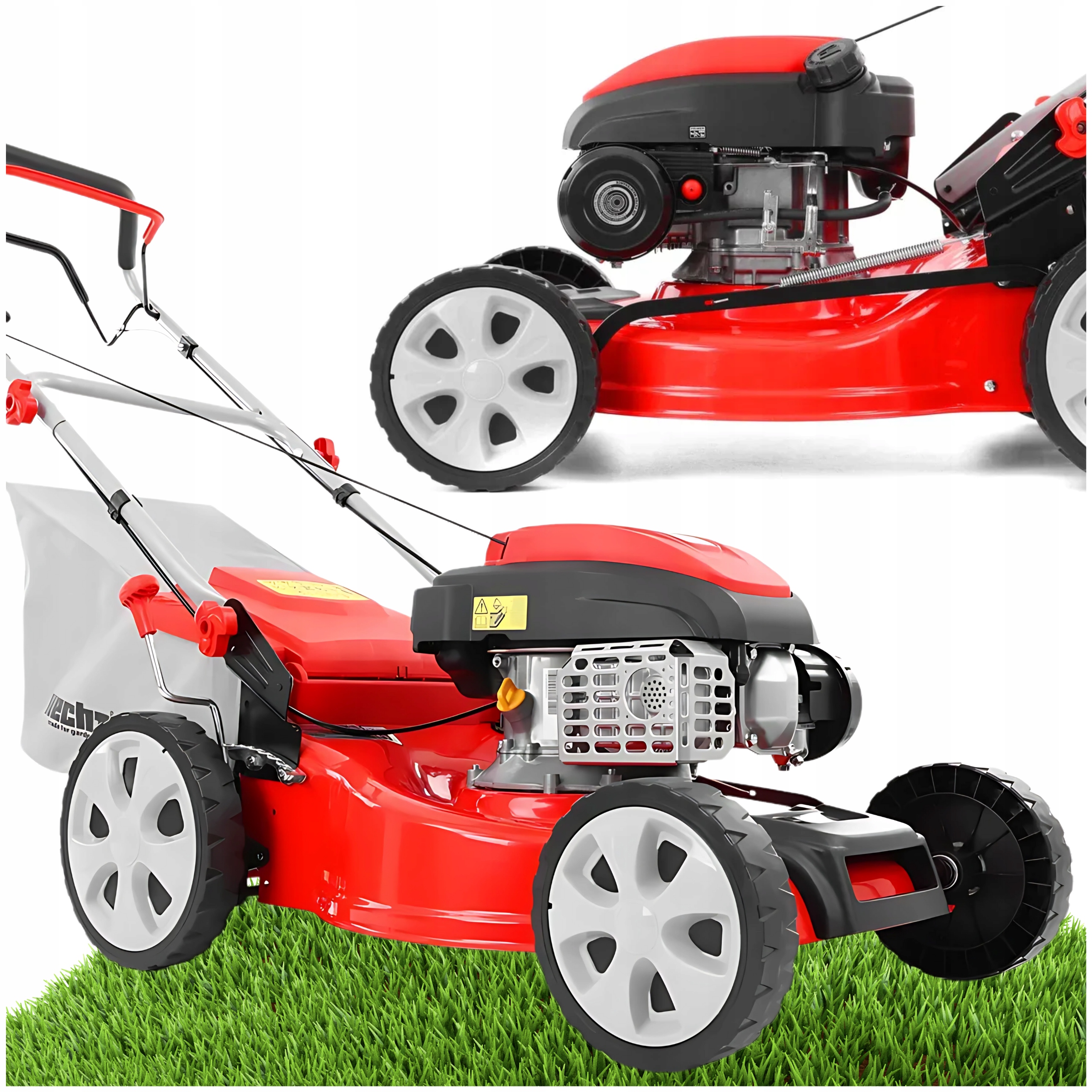 KOSIARKA SPALINOWA HECHT 54666 SX MOC 3 KM 46CM NAPĘD KOSZ 55L METALOWA (8595614919371) • Cena ...