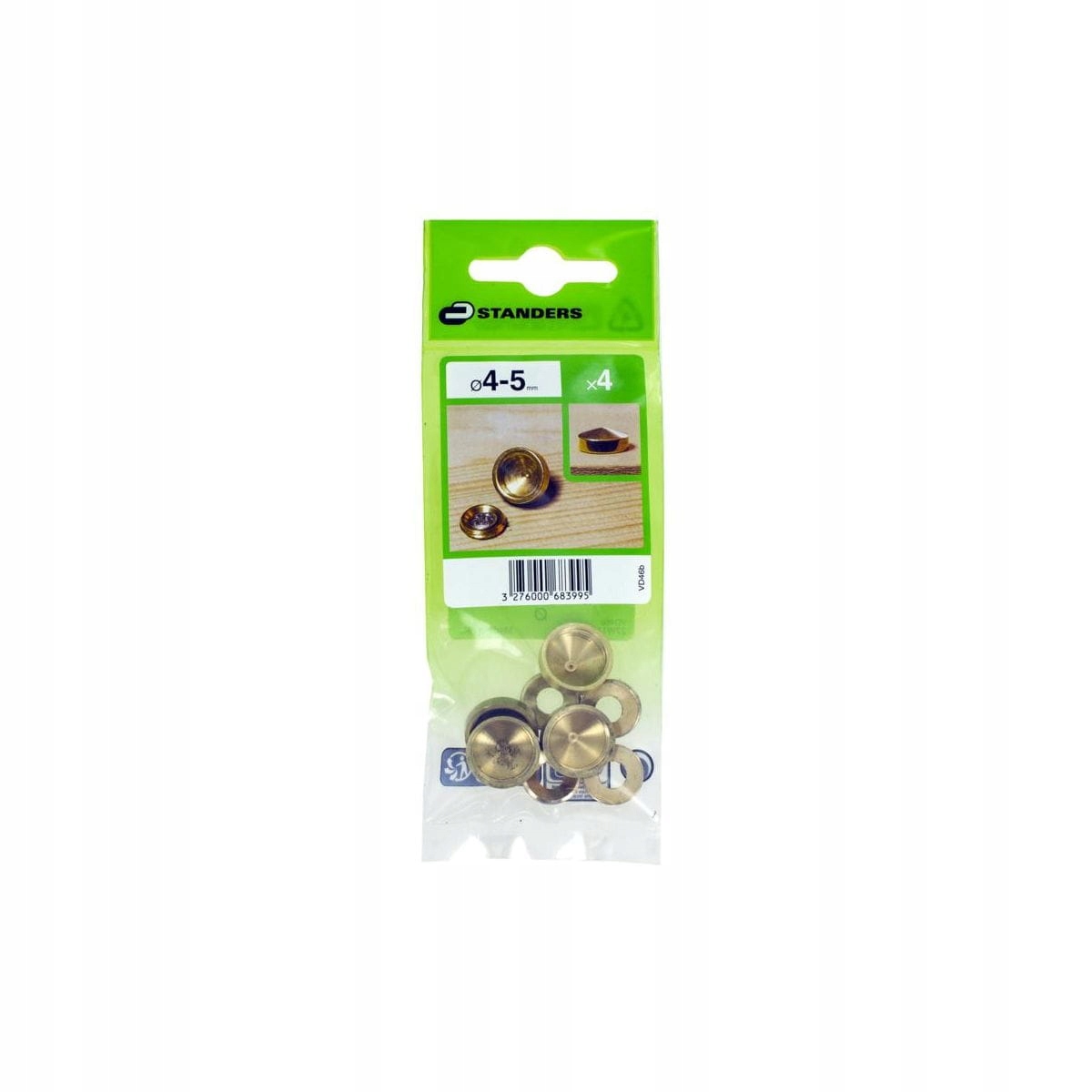 Osłona śruby 15 mm mosiądz 4 szt. Standers • Cena, Opinie - Allegro
