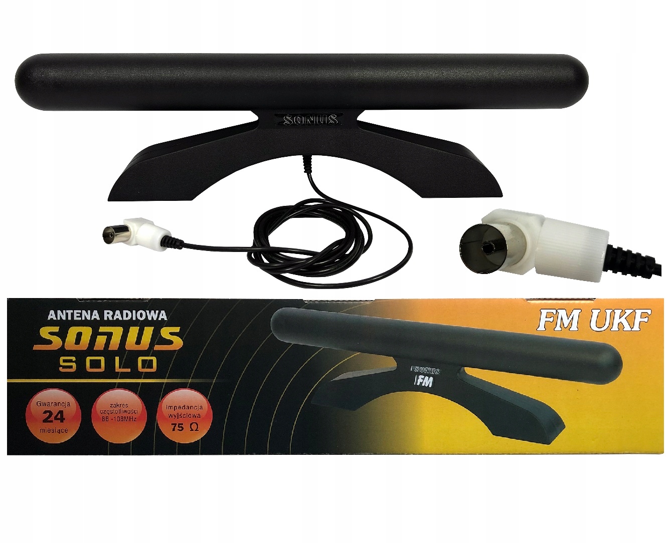 SONUS ANTENA RADIOWA FM DO RADIA WIEŻY TELEWIZORA MOCNA POLSKA NA RADIO ...