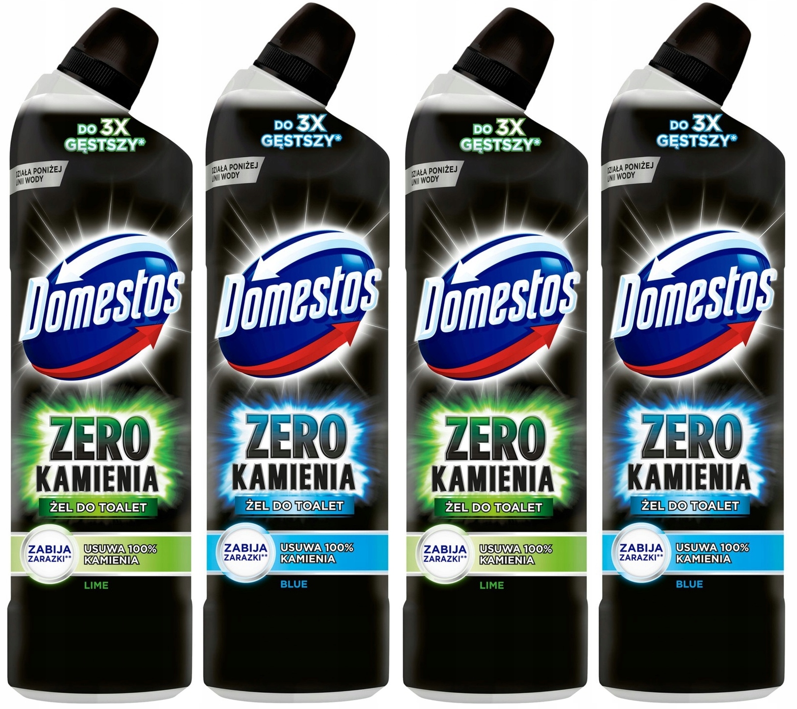 Domestos Żel Zero Kamienia Ocean Lime płyn do czyszczenia toalet WC ... Domestos Żel Zero Kamienia Ocean Lime płyn do czyszczenia toalet WC ...