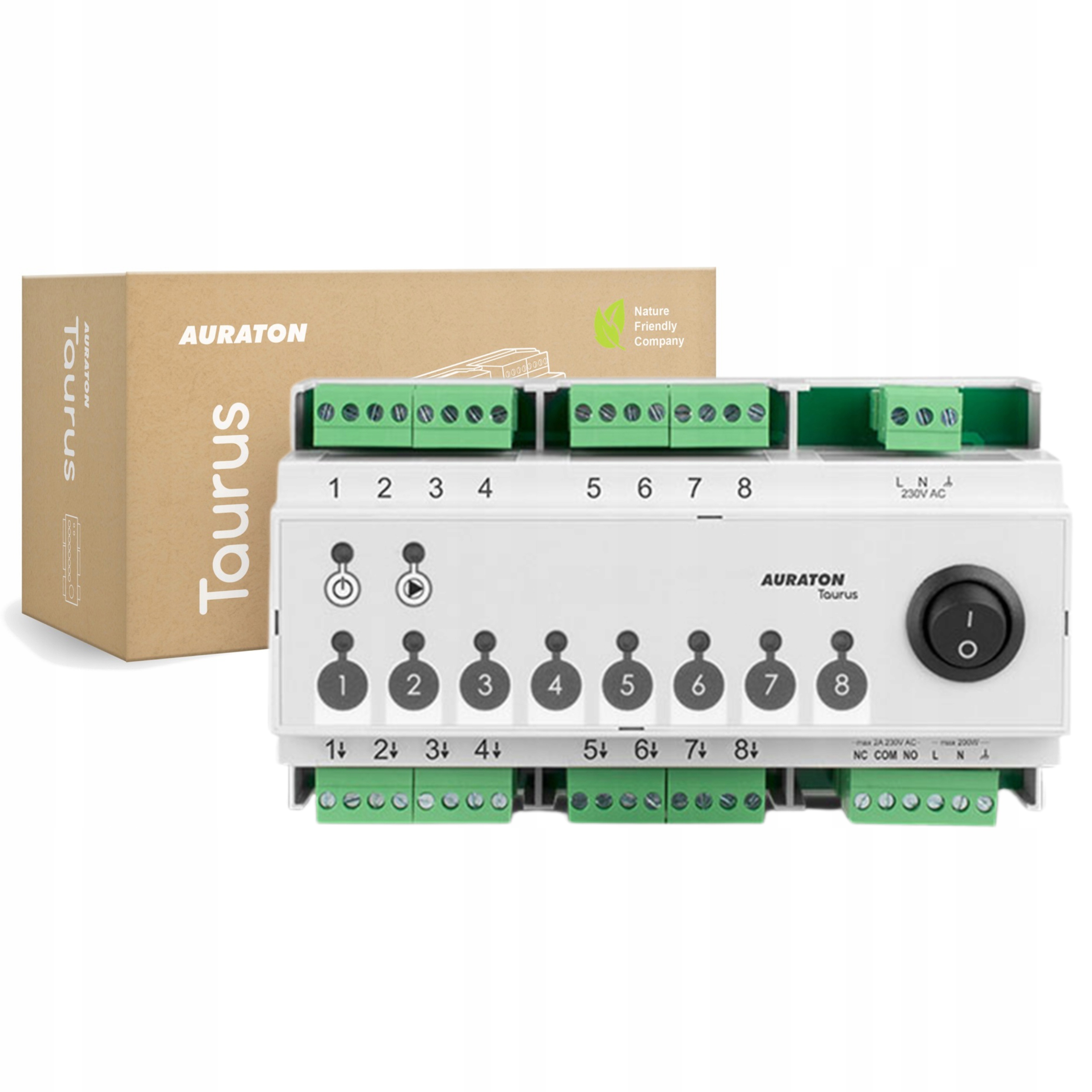 PRZEWODOWA LISTWA STERUJĄCA PODŁOGÓWKI AURATON 8D (5907634882017 ...