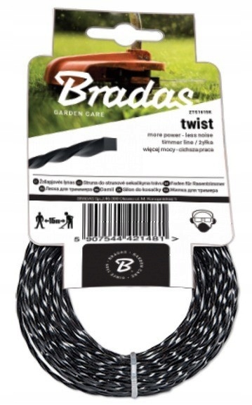 ŻYŁKA TNĄCA LINKA SKRĘCANA DO KOSY 2,4mmx15m • Cena, Opinie • Kosy i ...