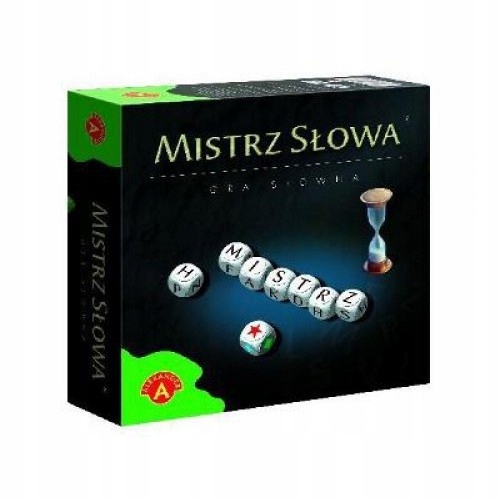 GRA MISTRZ SŁOWA edukacyjna ALEXANDER gry PLANSZOWE rodzinne dla DZIECI ...