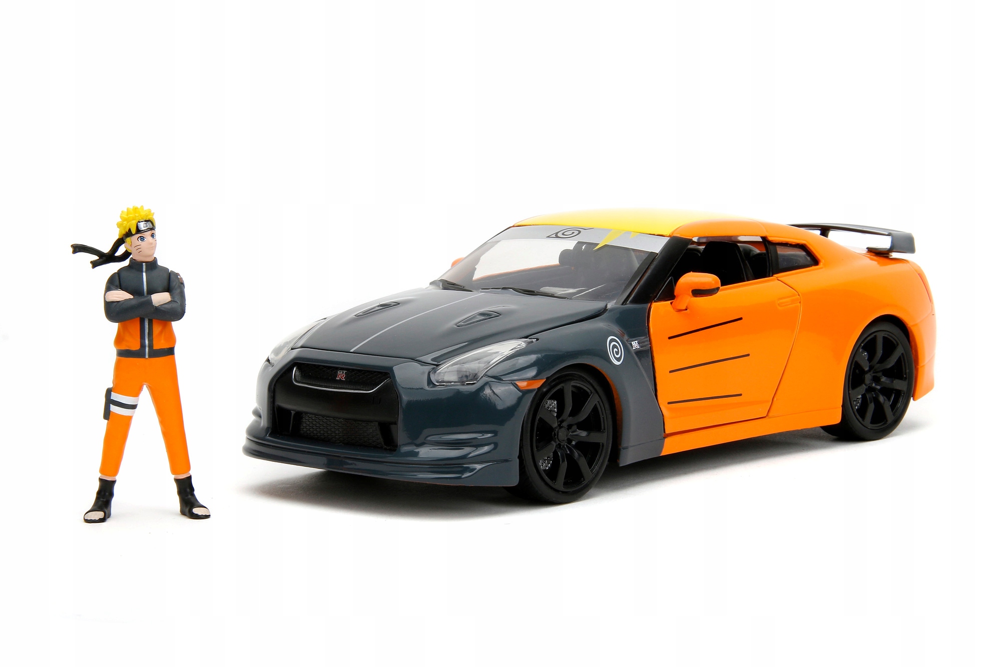 JADA NARUTO SHIPPUDEN 2009 NISSAN GT-R R35 + FIGURKA NARUTO 1:24 NOWY ...
