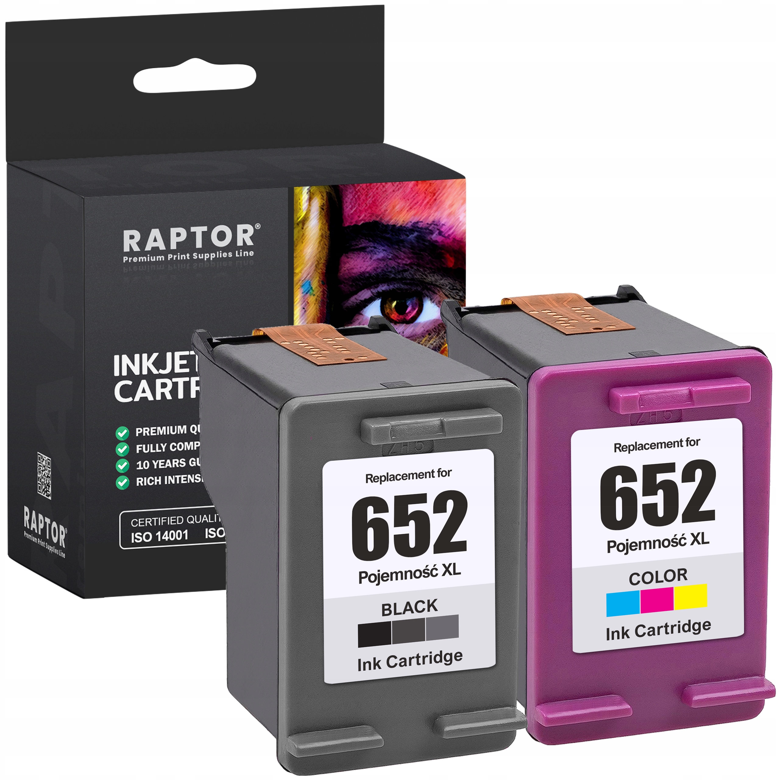 Tusze do drukarki HP 652 XL komplet czarny + kolor PREMIUM - Sklep ... Tusze do drukarki HP 652 XL komplet czarny + kolor PREMIUM - Sklep ...