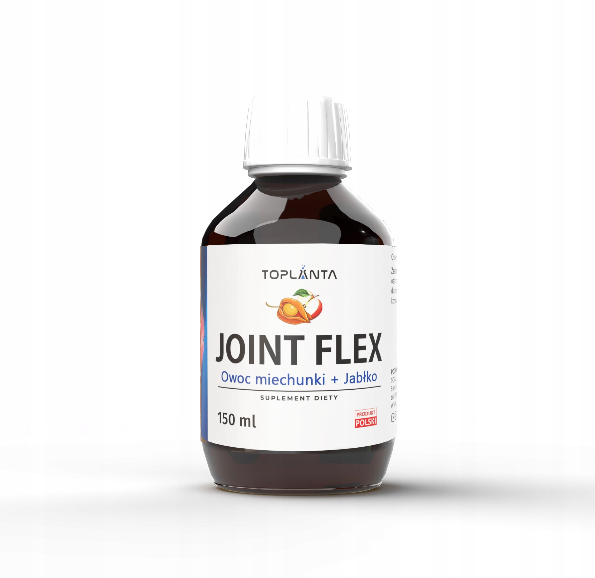 JOINT FLEX Stawy Kości Skóra Étrend-kiegészítő Physalis Gyümölcs + Alma A ToPlantától ...