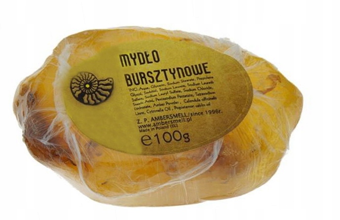 BURSZTYNOWE MYDŁO 100g MYDEŁKO BURSZTYN NATURALNE (787177340077) • Cena ...