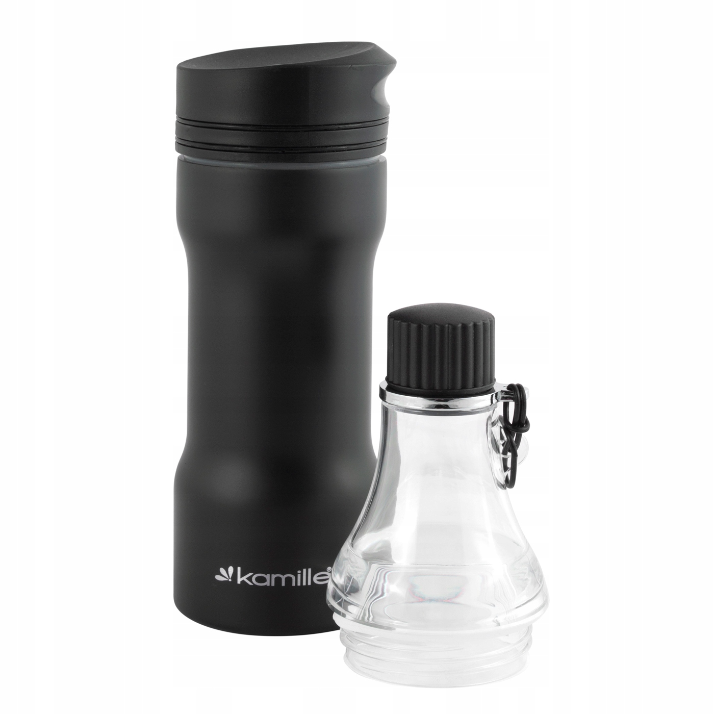 Kubek termiczny termos butelka 2w1 320 ml Kamille • Cena, Opinie - Allegro