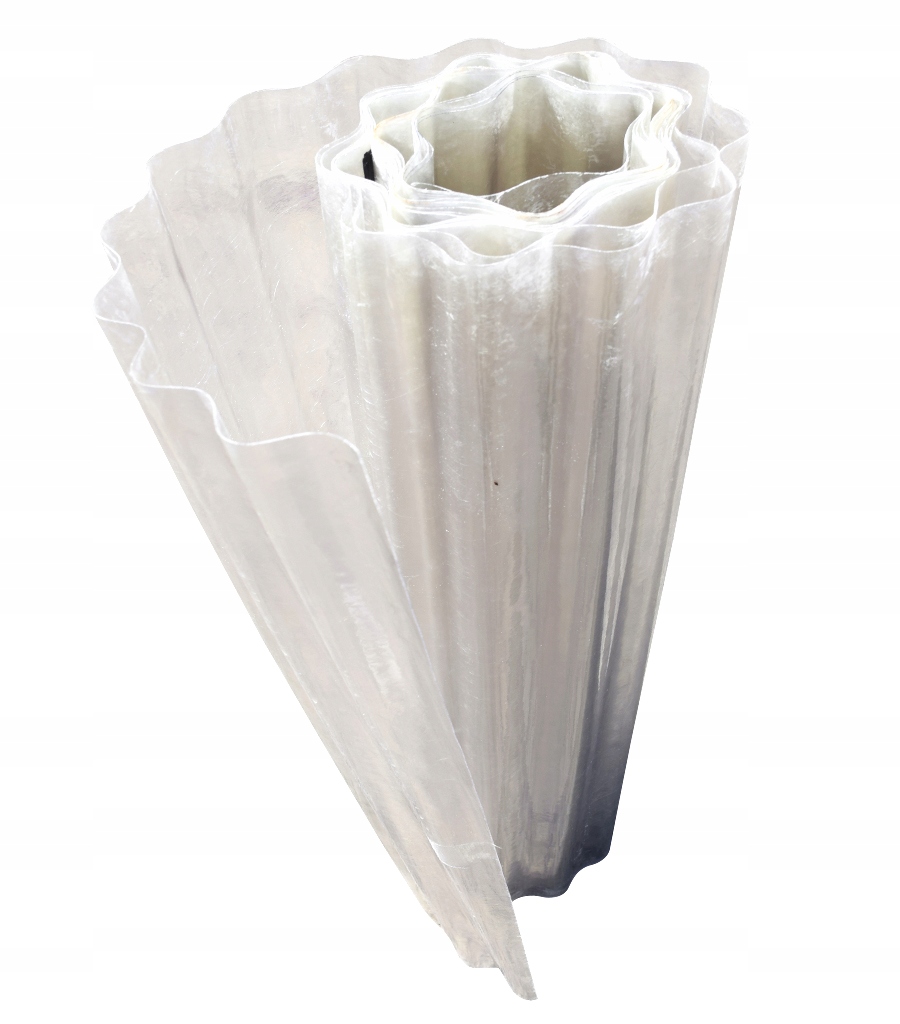 GUTTA PŁYTA FALISTA POLIESTER PVC ROLKA 2.5x10M PRZEZROCZYSTY ...