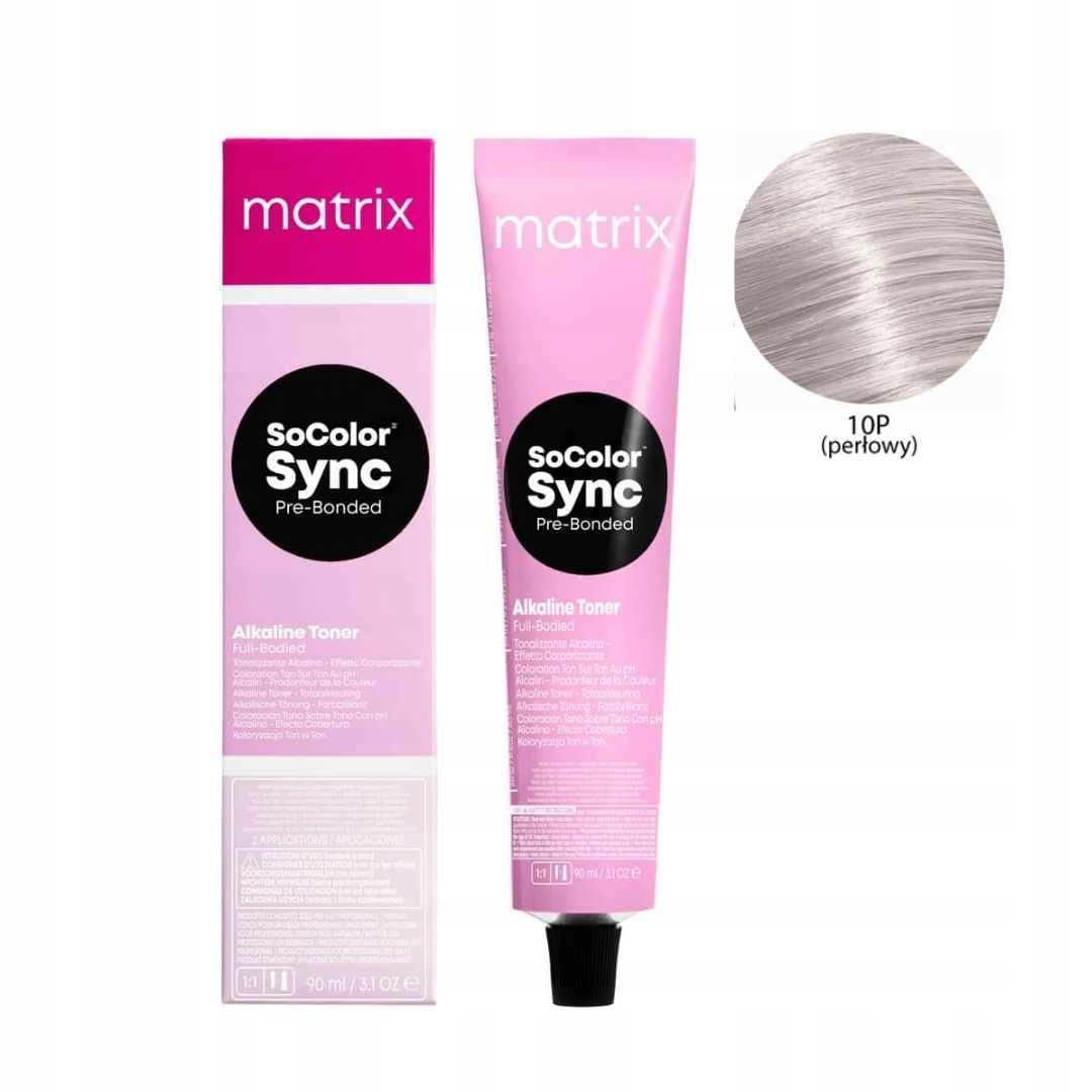 Matrix Color Sync Pre-Bonded toner 90 ml 10P Extra Jasny Blond Perłowy ...