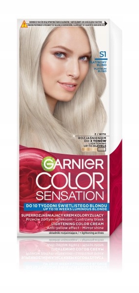 GARNIER Color Sensation Krem koloryzujący nr S1 - Platynowy Blond 1op ...