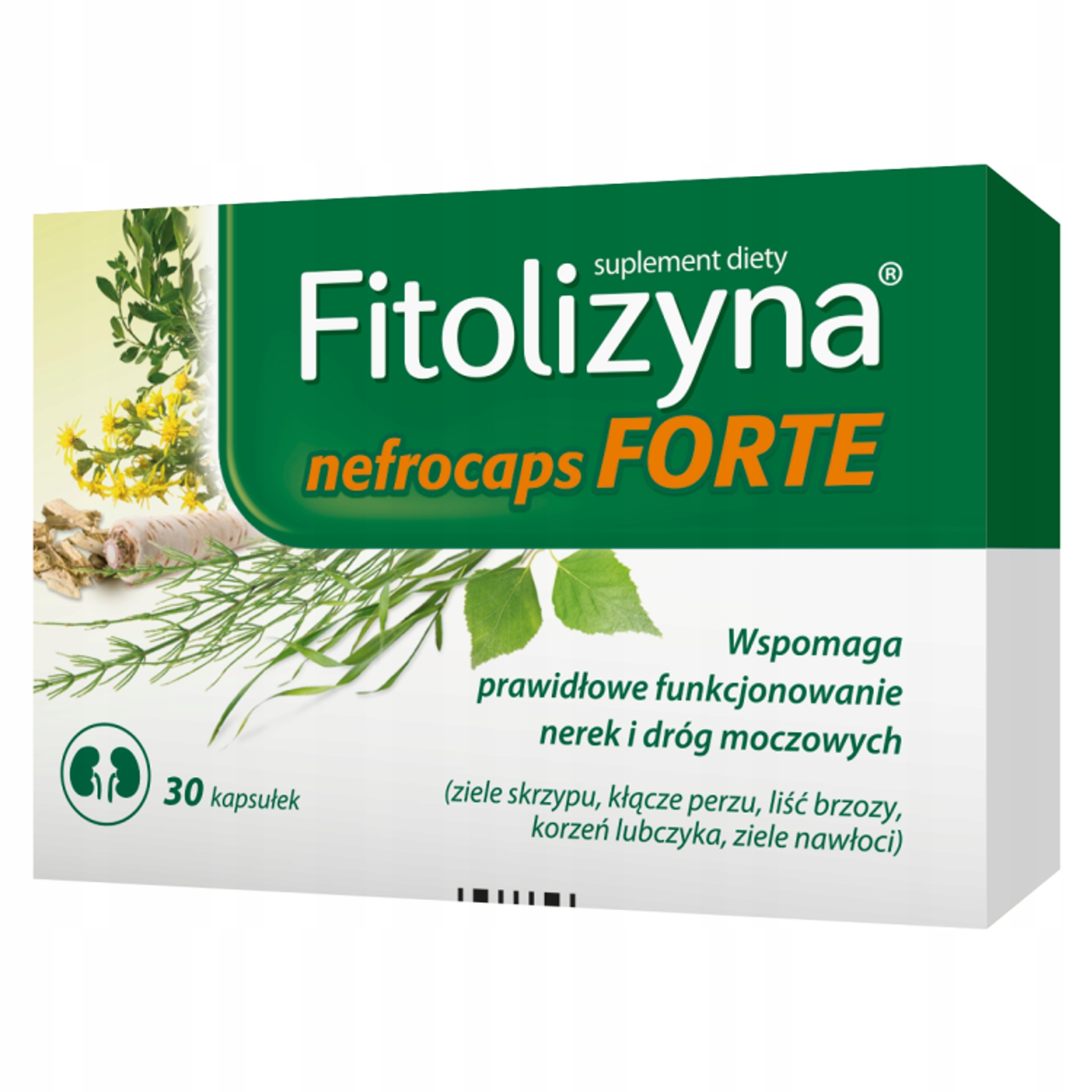 FITOLIZYNA NEFROCAPS FORTE x 30 KAPSUŁEK UKŁAD MOCZOWY POLPHARMA ...