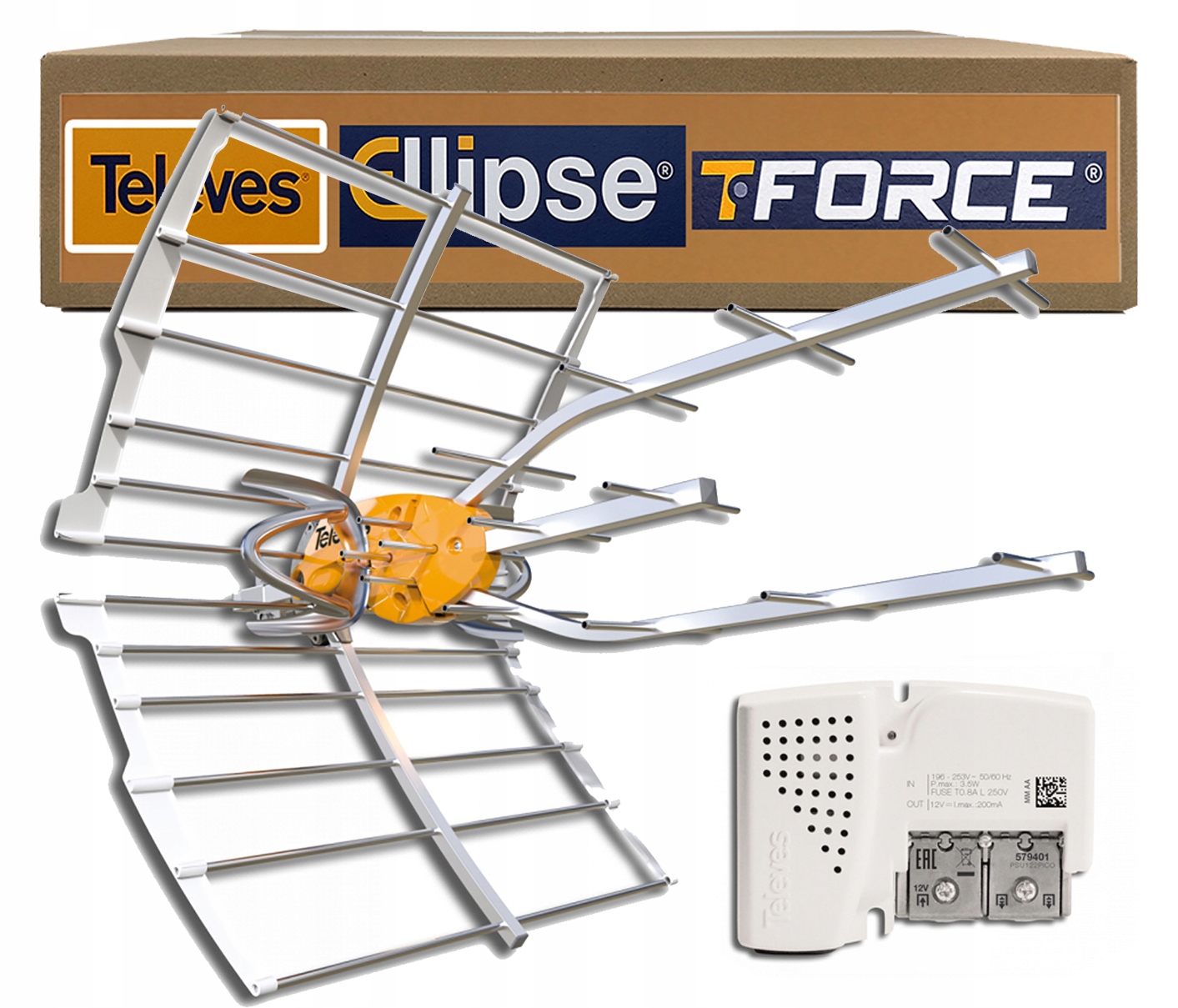 ANTENA DVB-T2 TELEVES ELLIPSE 40dBi ZASILACZ PICOKOM - Sklep, Opinie ...